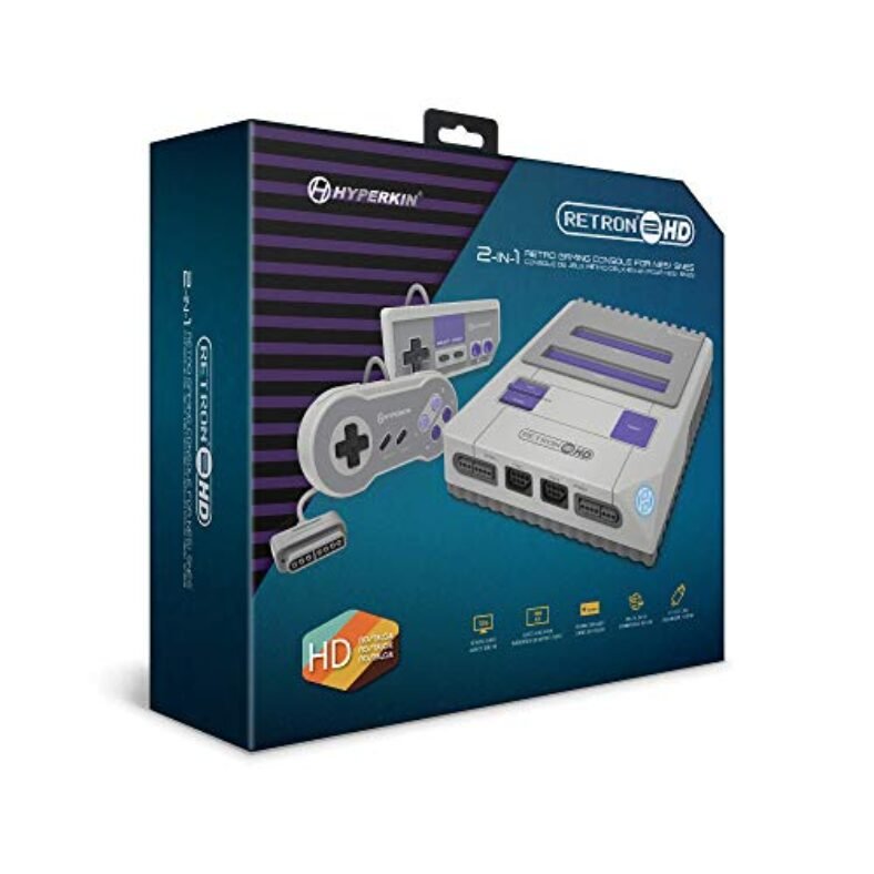 Hyperkin RetroN 2 HD Gaming Console for NES/Super NES/Super Famicom ...