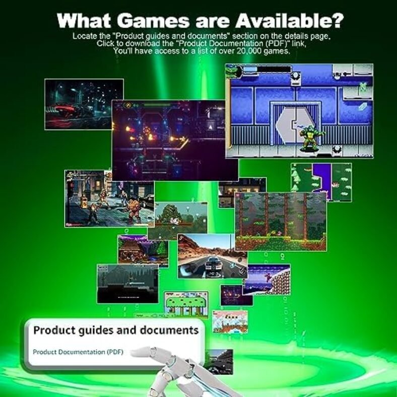 Retro Game Stick – Revisit Classic Games with Built-in 9 Emulators ...