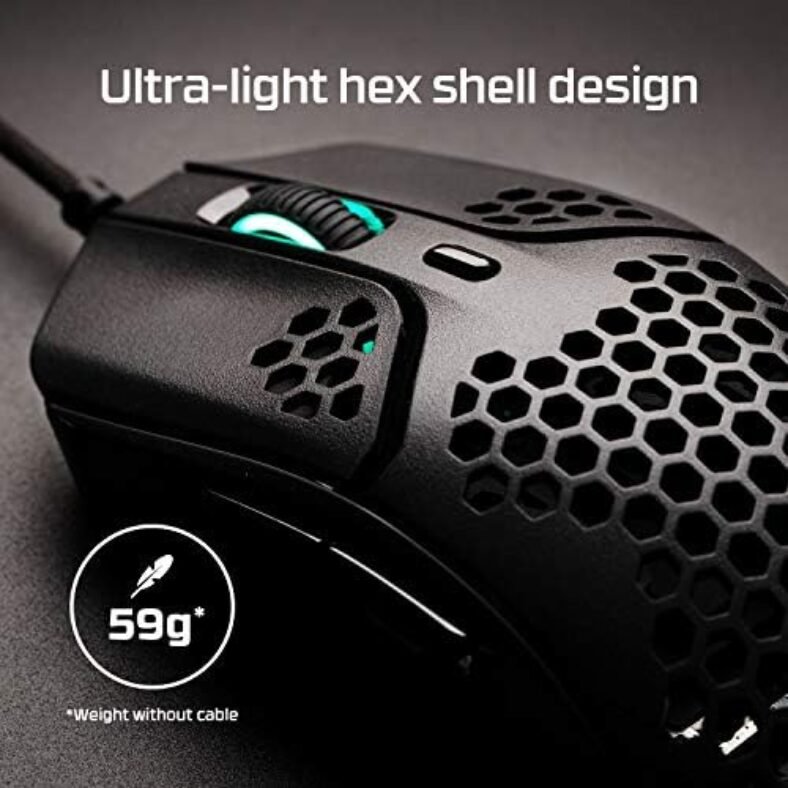 HyperX Pulsefire Haste – Gaming Mouse, Ultra-Lightweight, 59g ...
