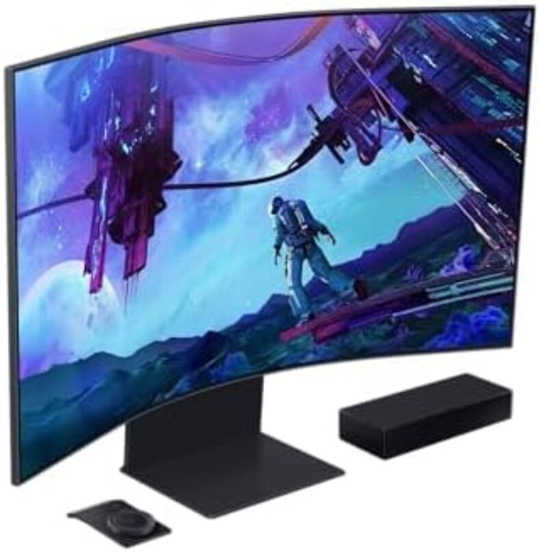 SAMSUNG 55″ Odyssey Ark 2nd Gen 4K UHD 1000R Curved Gaming Monitor ...